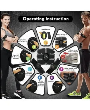 PURSONIC Abdominal Muscle Toner Massager