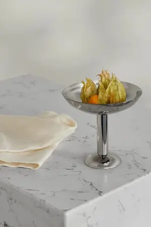 LOUISE ROE Polished Stainless Steel Champagne Coupe