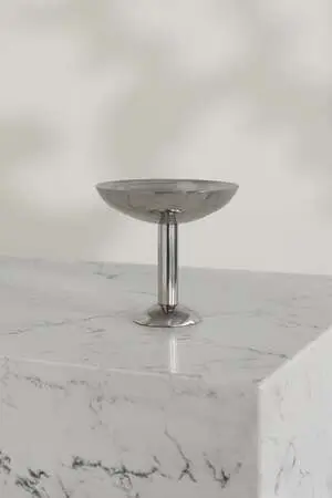 LOUISE ROE Polished Stainless Steel Champagne Coupe