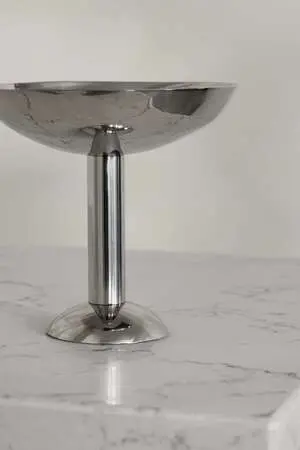 LOUISE ROE Polished Stainless Steel Champagne Coupe