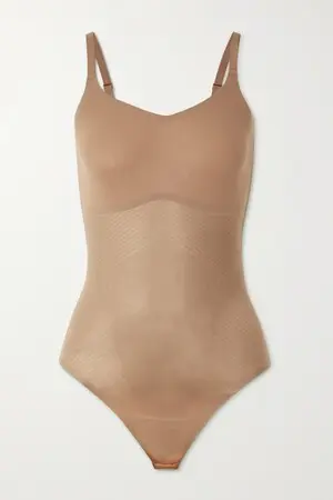 Spanx Thinstincts 2.0 Thong Bodysuit Brown