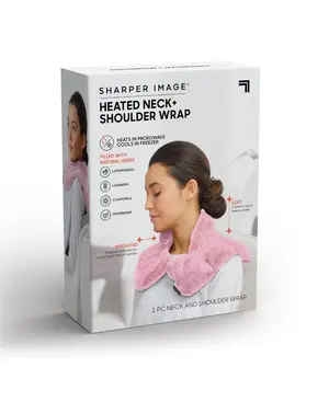 SHARPER IMAGE Warming & Cooling Aromatherapy Neck & Shoulder Wrap Pad