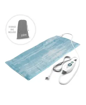 PURE ENRICHMENT Purerelief Luxe Micromink Heating Pad Paint - Aqua