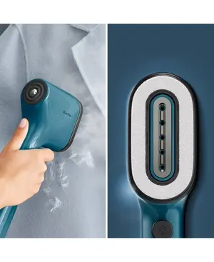 ROWENTA Pure Pop Hand-held Reversible Garment Steamer - Teal Blue