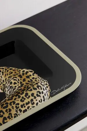 Dolce & Gabbana Small Printed Wood Tray