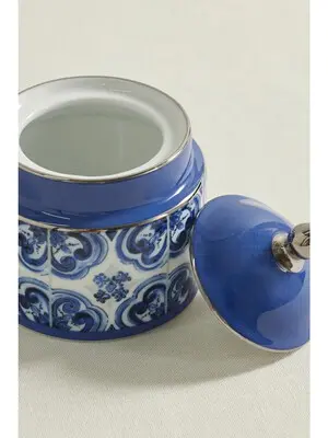 Dolce & Gabbana Printed Porcelain Sugar Bowl