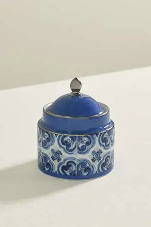 Dolce & Gabbana Printed Porcelain Sugar Bowl