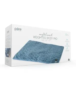 PURE ENRICHMENT Large Weighted Heated Pad - Blue