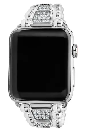 Lagos Smart Caviar Diamond Apple Watch® Band