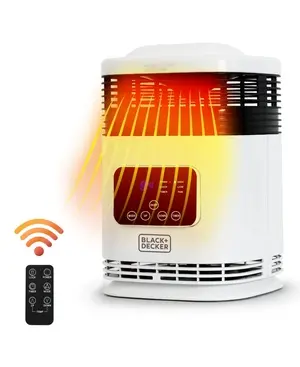 BLACK + DECKER Black+decker Space Heater - White