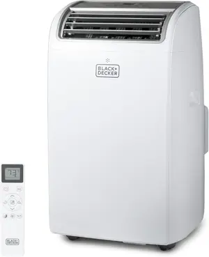 BLACK+DECKER Portable Air Conditioner With Heat - White
