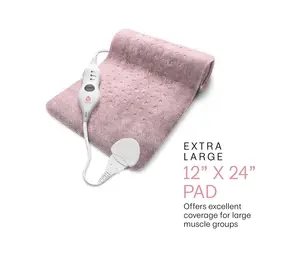 PURSONIC Electric Heating Pad - Rose Gold,pink