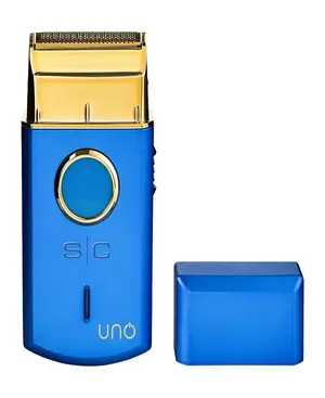 STYLECRAFT Uno Travel Sized Single Usb Rechargeable Foil Shaver With Cap - Blue