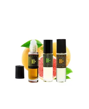 BUTTER BY KEBA Three Essentials Citrus & Fruit Perfume Oil Trio