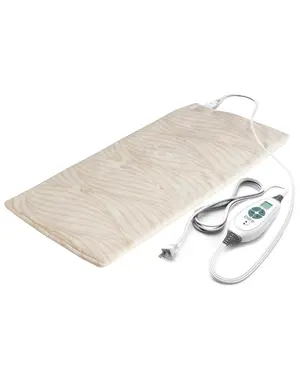 PURE ENRICHMENT Purerelief Luxe Micromink Heating Pad - Sand Waves