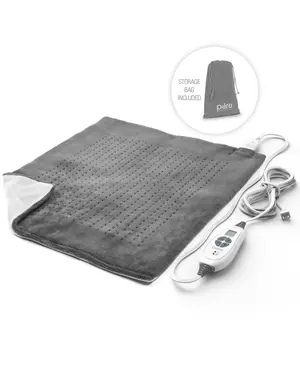 PURE ENRICHMENT Purerelief Xxl & Extra Wide Heating Pad - Gray
