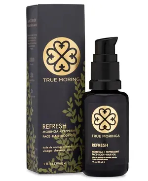 TRUE MORINGA Moringa & Peppermint Facial Oil - No Color