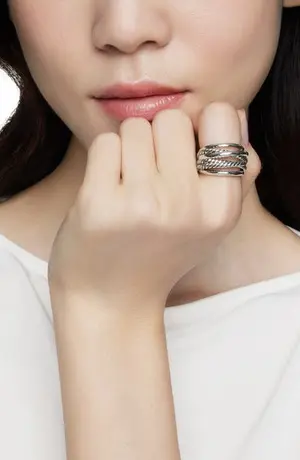 David Yurman Crossover Stacked Ring