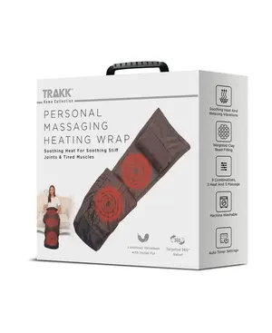 TRAKK Heating Personal Wrap With Electric Heating Massaging Vibrating Foot Bed