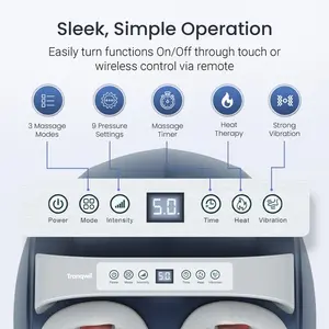 TRANQWIL Shiatsu Foot Massager Machine With Heat
