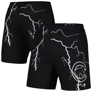 PLEASURES Chicago Cubs Lightning Shorts - Black