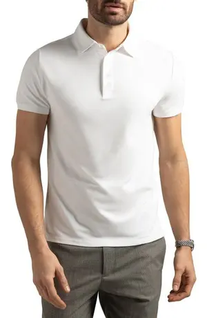 HYPERNATURAL Dagger Supima® Cotton Blend Slim Fit Polo