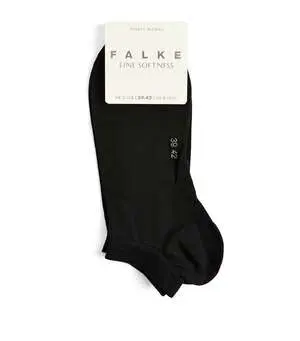Falke Fine Softness Sneaker Socks - Black