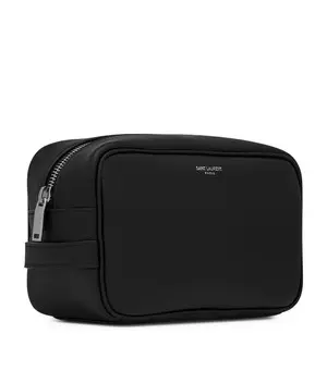 Saint Laurent Leather Wash Bag
