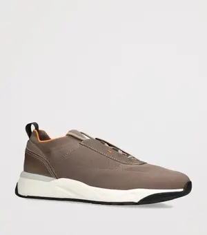 Santoni Technical Knit Runner Sneakers
