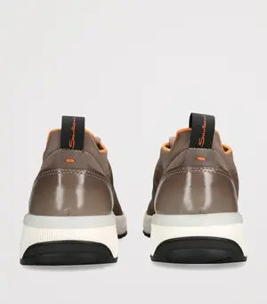 Santoni Technical Knit Runner Sneakers