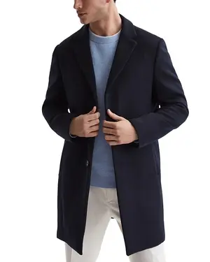 Men's Navy Overcoats