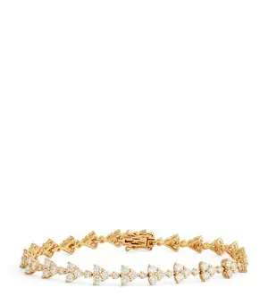 ANITA KO Yellow And Diamond Triangle Bracelet