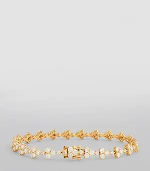 ANITA KO Yellow And Diamond Triangle Bracelet