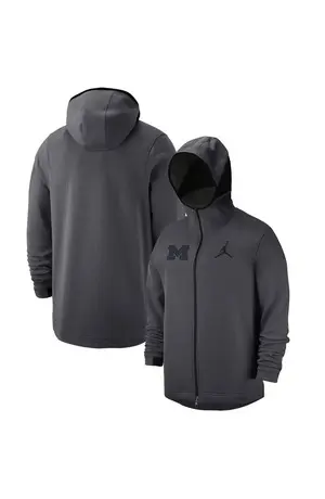 Jordan Brand Michigan Wolverines Tonal Showtime Full-zip Hoodie