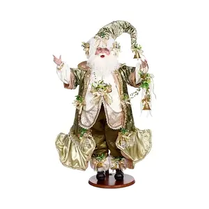 MARK ROBERTS Under The Mistletoe Santa - White/gold