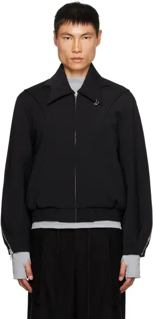 Cmmawear Batwing Piercing Jacket - Black | Editorialist