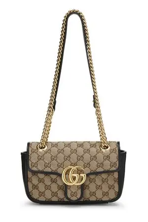 Gucci Original Gg Canvas Marmont Shoulder Bag Mini