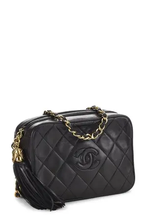 Chanel Lambskin Diamond 'cc' Camera Bag