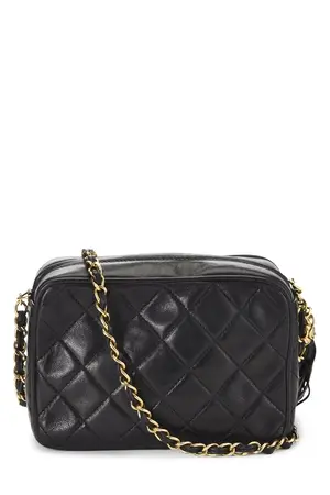 Chanel Lambskin Diamond 'cc' Camera Bag