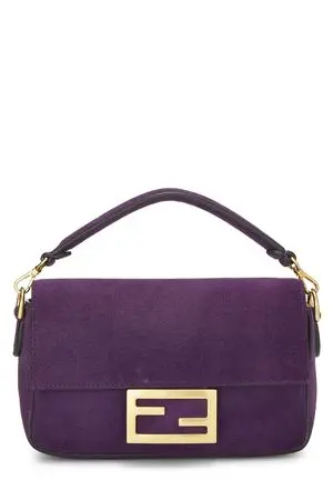Fendi Suede Baguette Mini