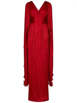 iris serban zaian maxi dress Iris Serban Zaian Long Dress In Red - 33% Off