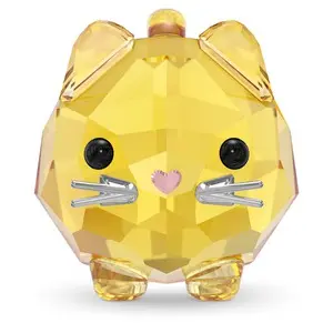 SWAROVSKI Chubby Cats Cat - Yellow
