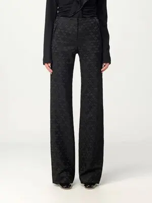 Alberta Ferretti Textured Wide Leg Trousers