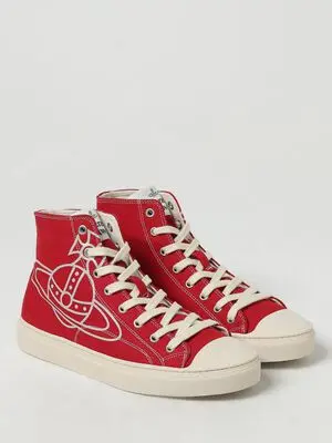 VIVIENNE WESTWOOD High Top Sneakers - Red