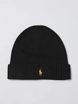 Polo Ralph Lauren Logo Beanie Black 1