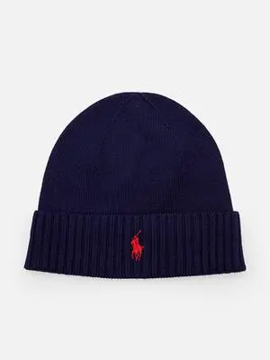 Polo Ralph Lauren Logo Beanie Blue