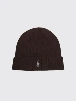 Ralph Lauren Logo Beanie - Brown