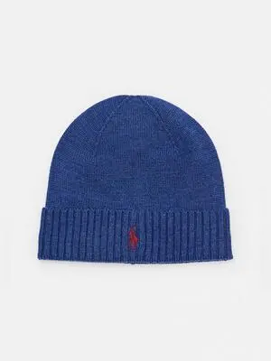 Polo Ralph Lauren Logo Beanie Gnawed Blue