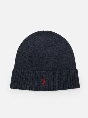 Polo Ralph Lauren Logo Beanie - Grey 1