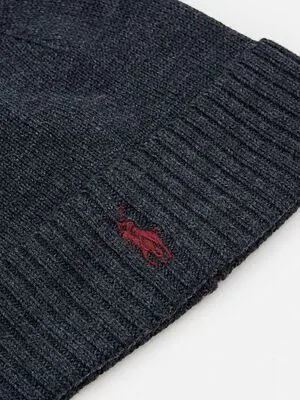 Polo Ralph Lauren Logo Beanie - Grey 1